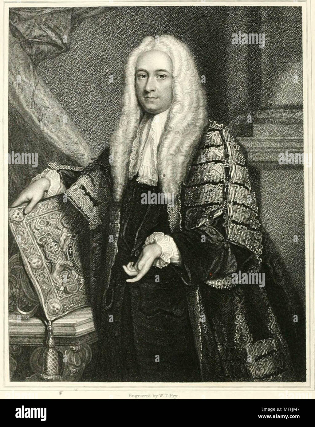 "Portraits of illustrious personages of Great Britain. Engraved from ...