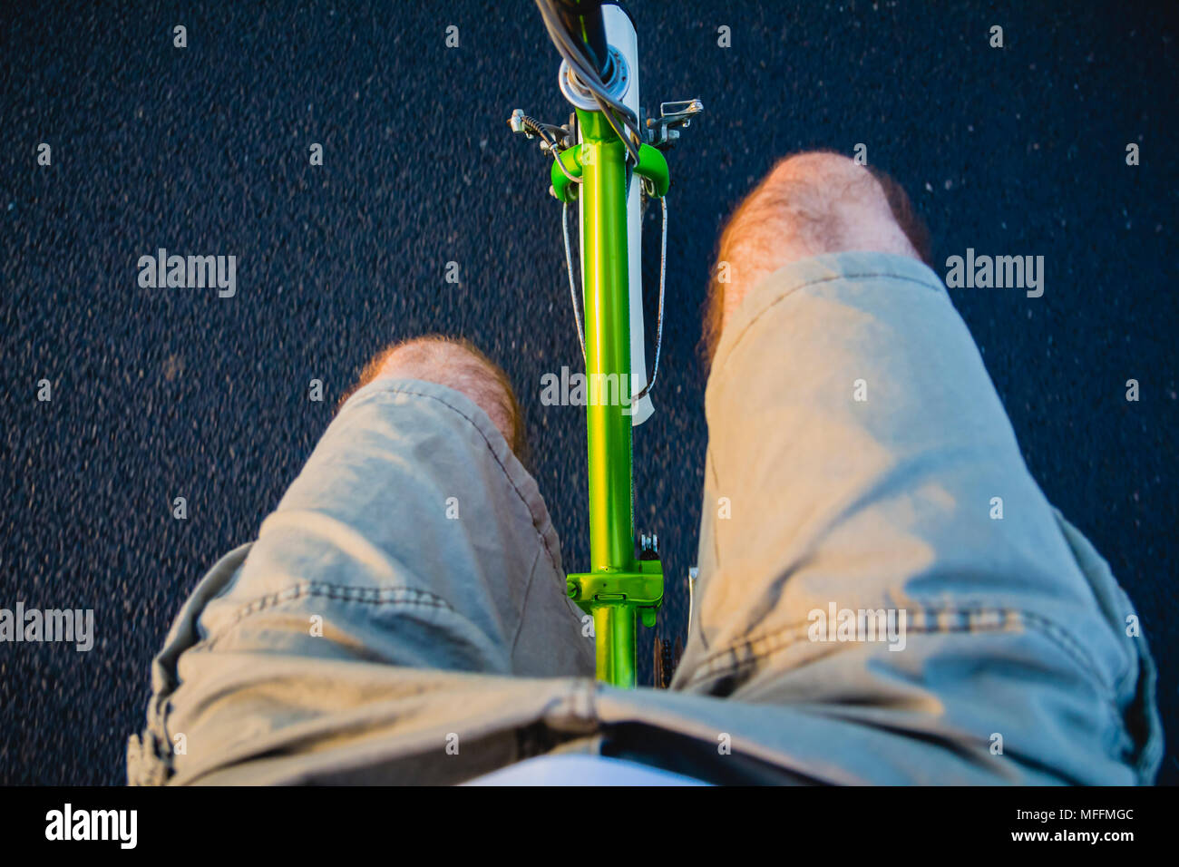 First person point view riding hi-res stock photography and images - Alamy
