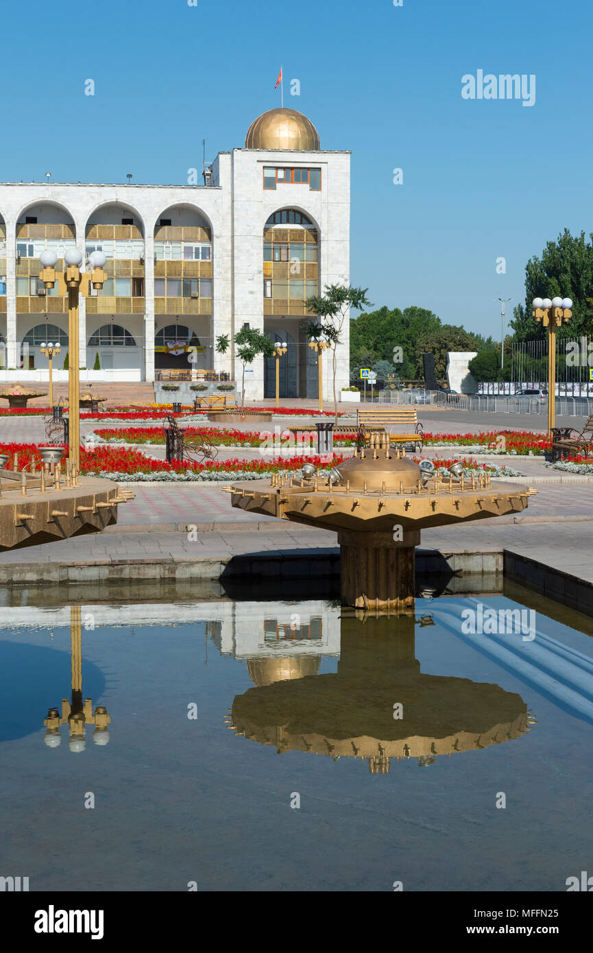 Ala-Too square, Bishkek, Kyrgyzstan, Central Asia Stock Photo - Alamy