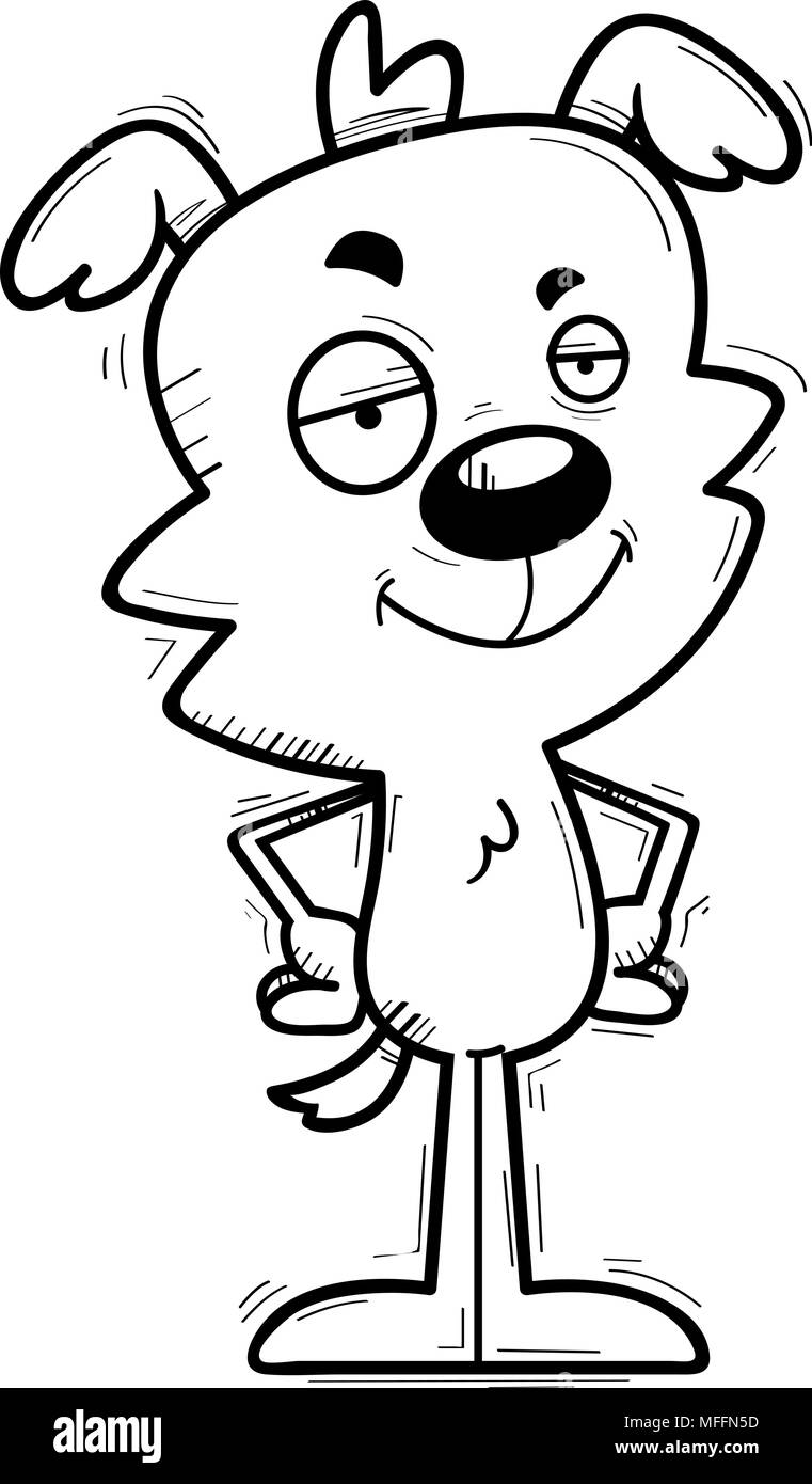 Smug dog Black and White Stock Photos & Images - Alamy