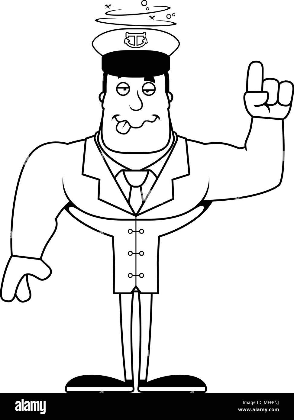 A cartoon boat captain looking drunk Stock Vector Image & Art - Alamy