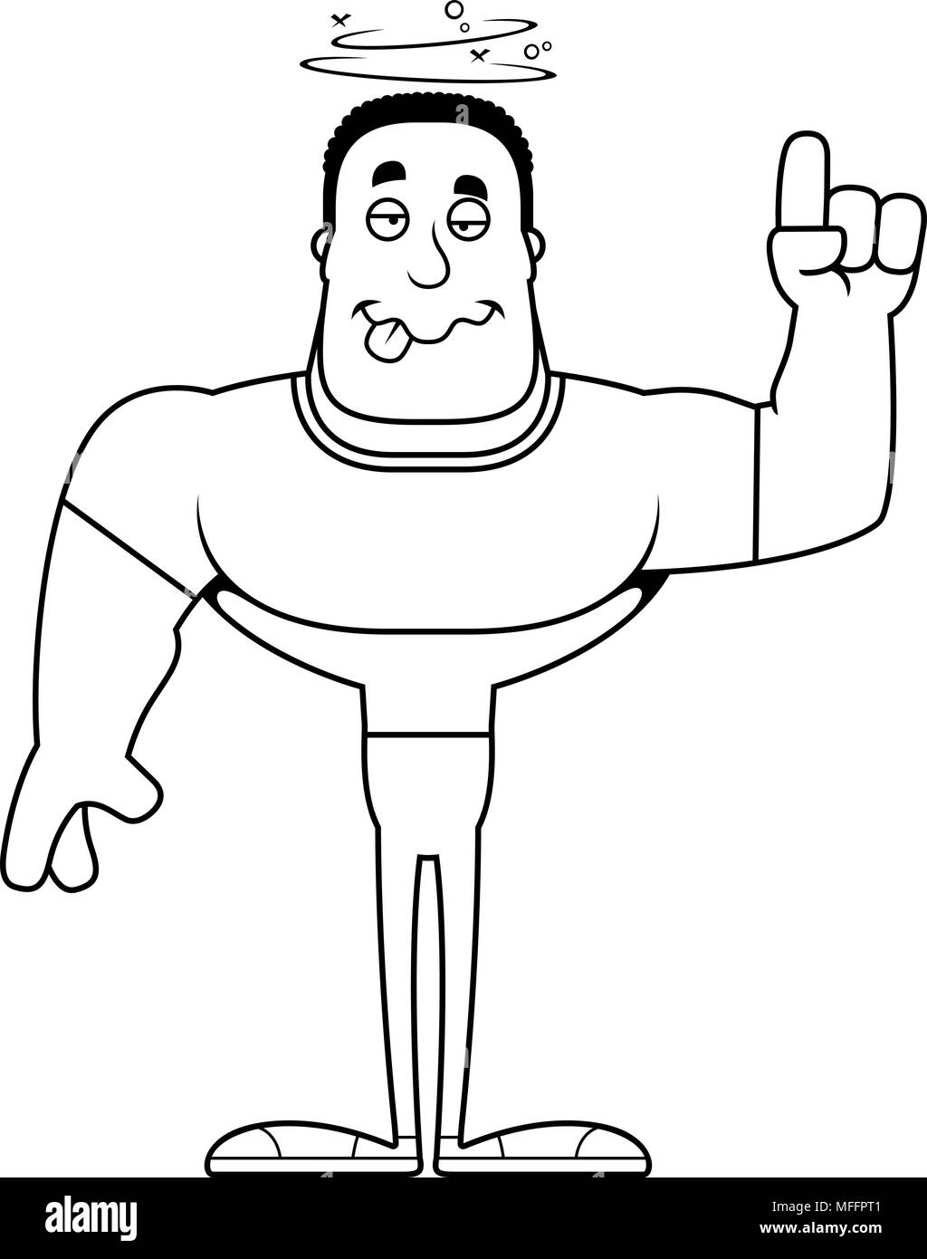 Cartoon drunk man Stock Vector Images - Alamy