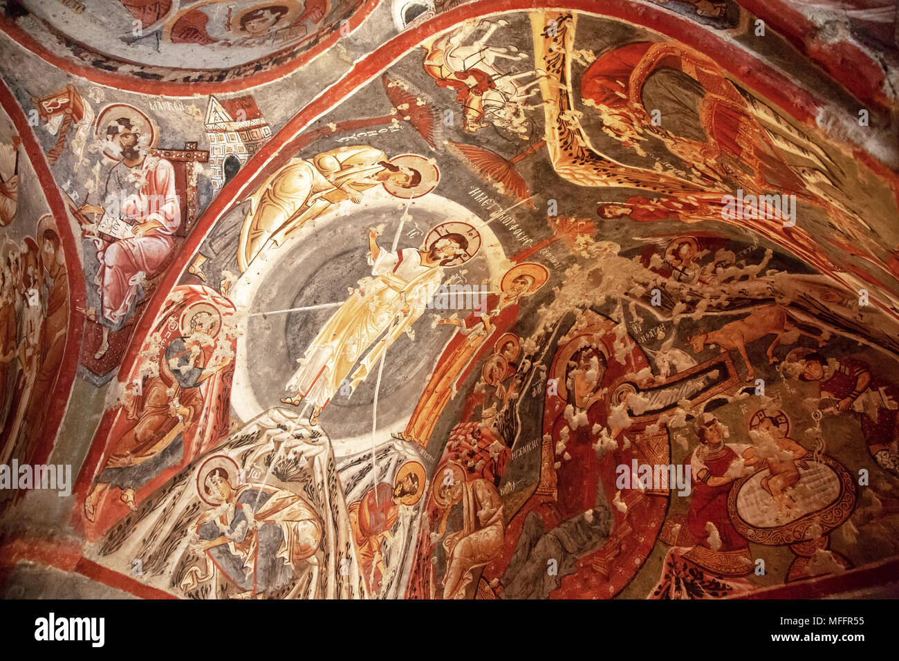 Cappadocia Cave Paintings Turkey High Resolution Stock Photography and ...