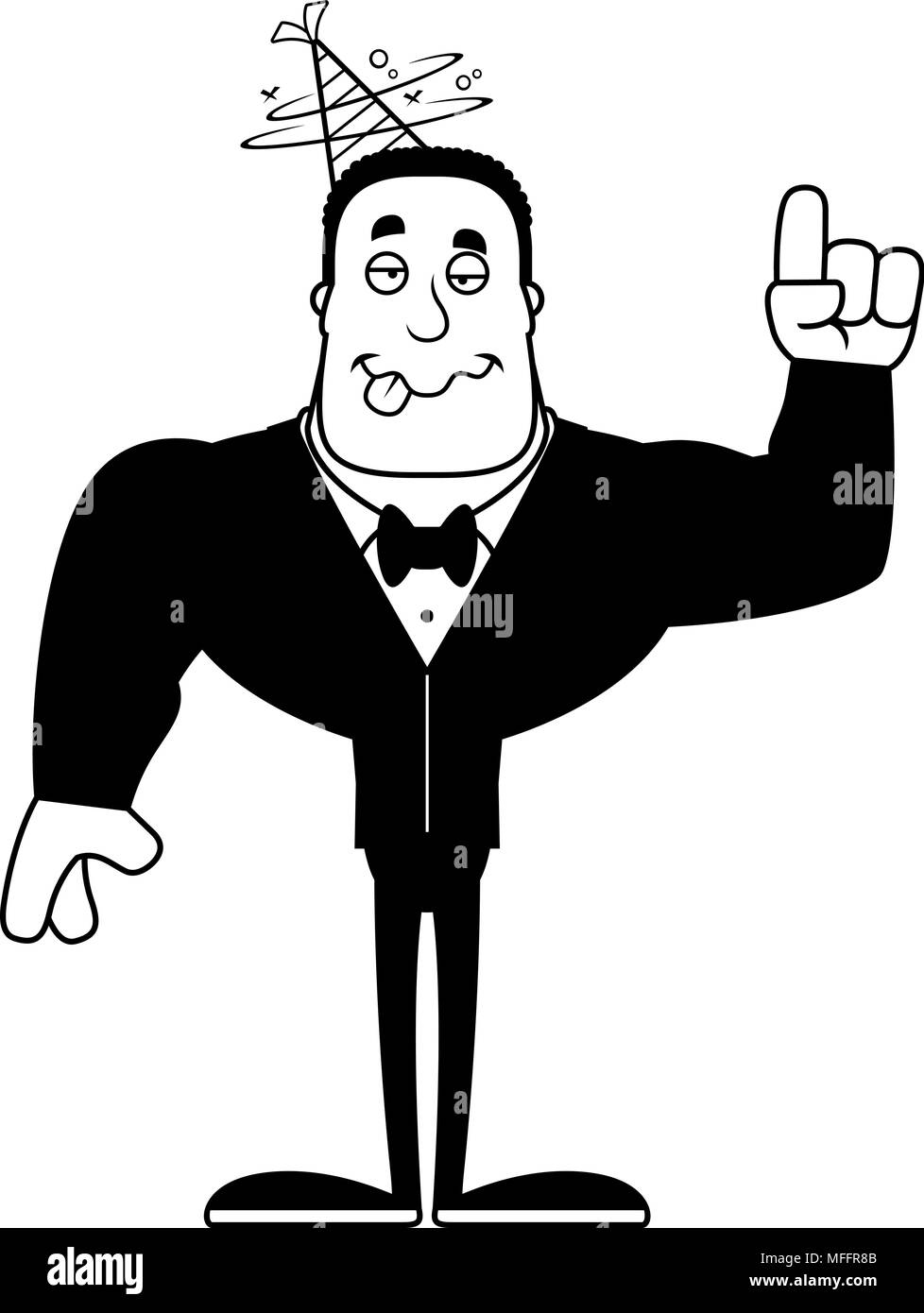 A cartoon partygoer looking drunk Stock Vector Image & Art - Alamy