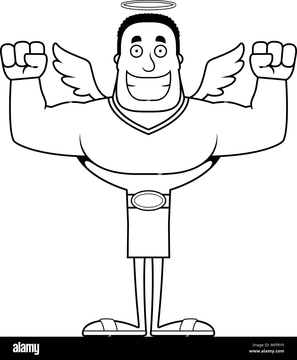 A cartoon angel smiling Stock Vector Image & Art - Alamy