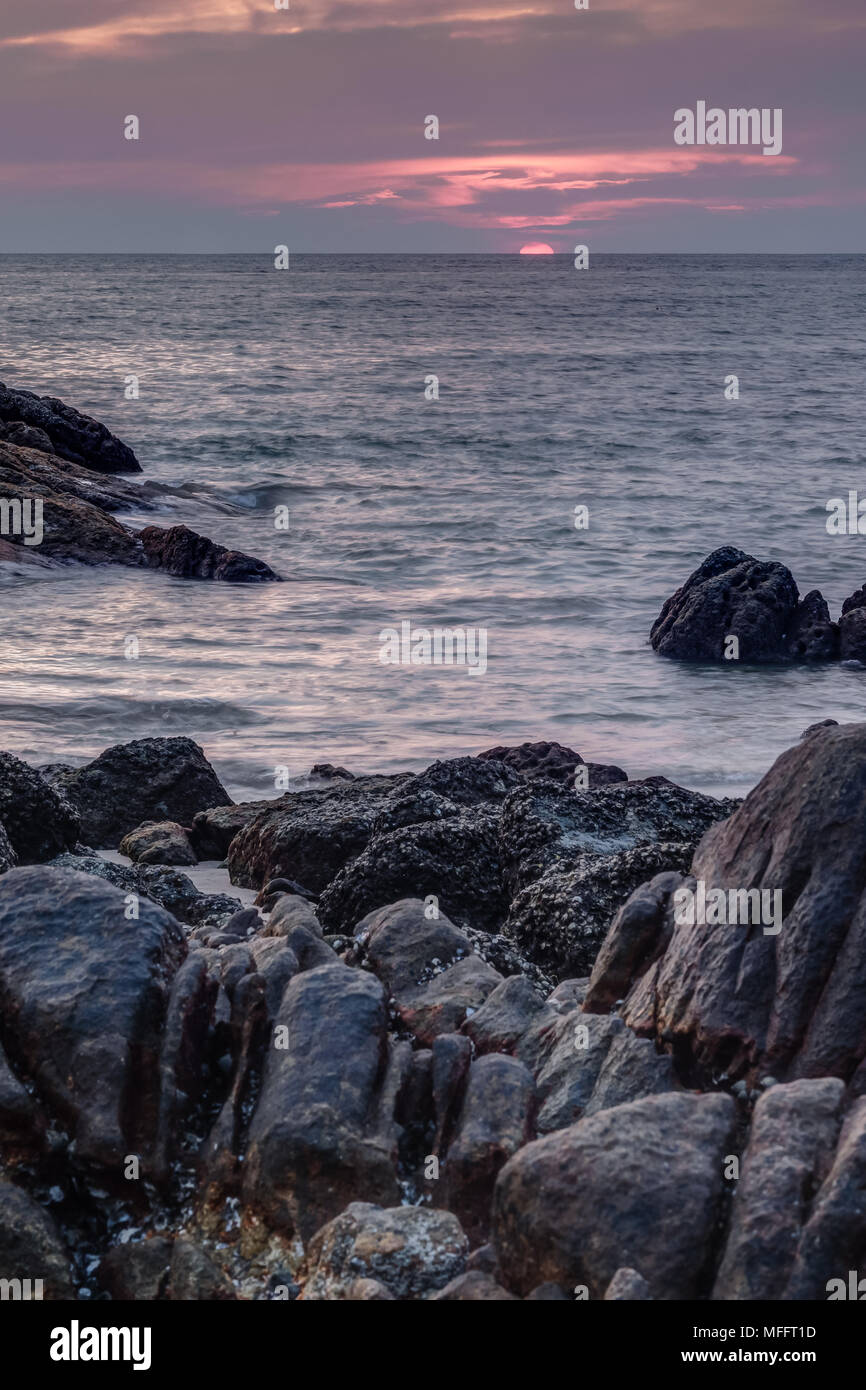 Hidden Oasis of Pristine Water at Kalim Beach Stock Photo - Alamy