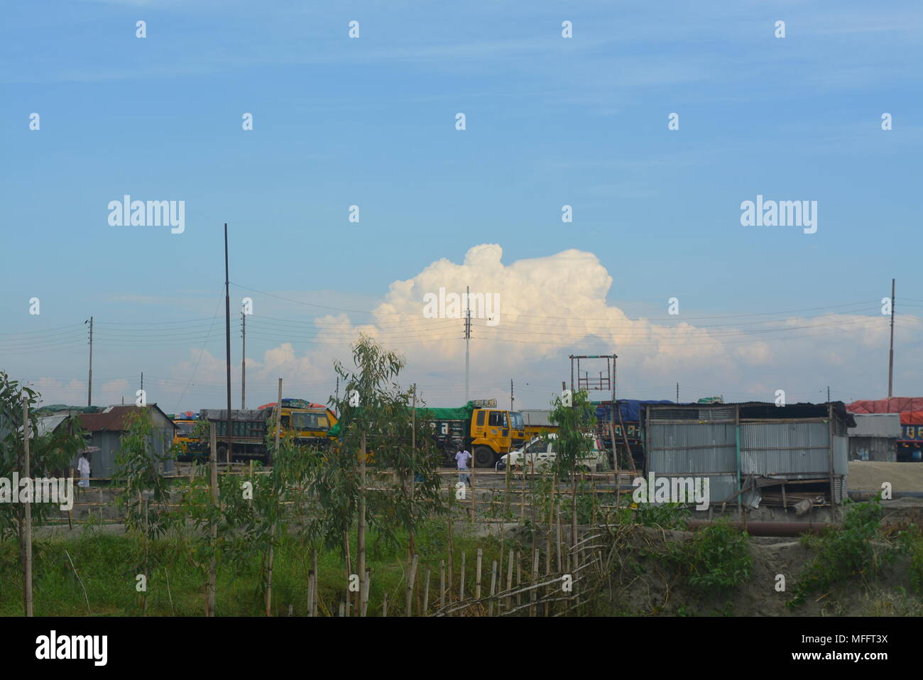 Where Sky touch the Ground Stock Photo - Alamy
