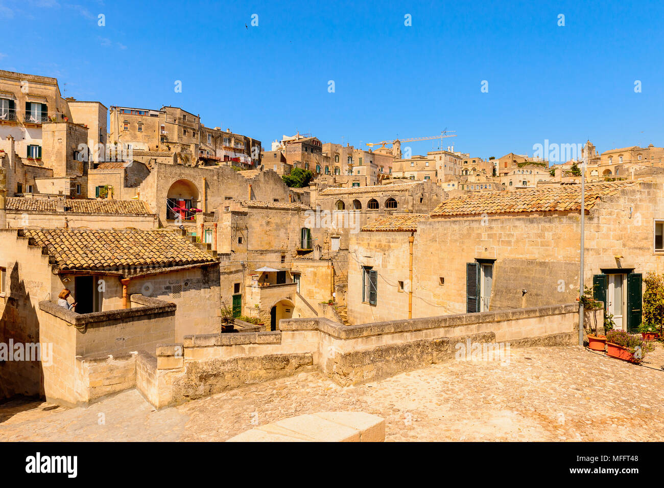 Stone architecture of Matera, Puglia, Italy. The Sassi and the Park of ...
