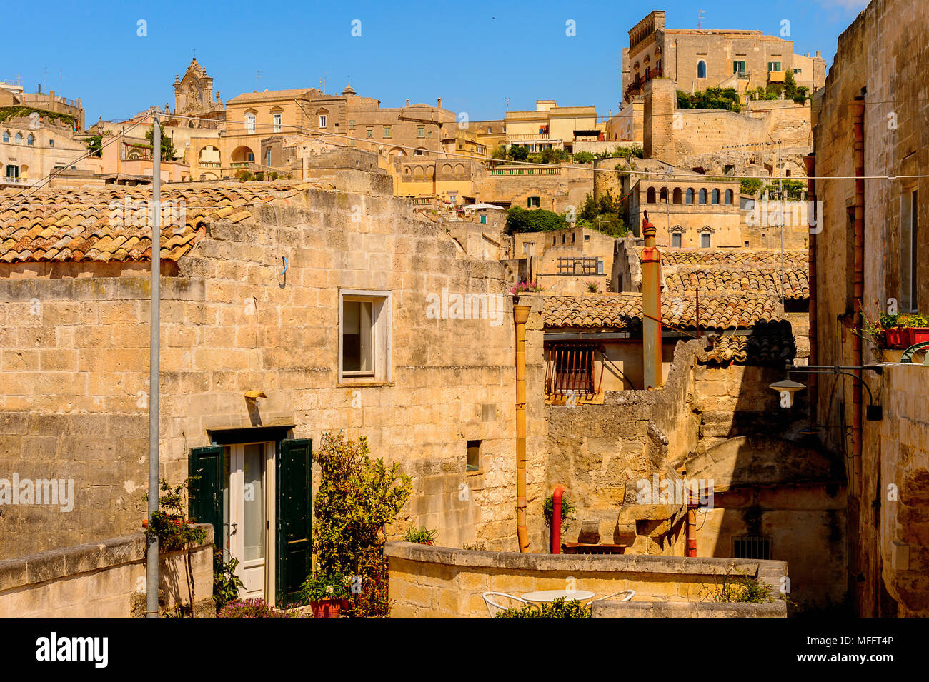 Stone architecture of Matera, Puglia, Italy. The Sassi and the Park of ...