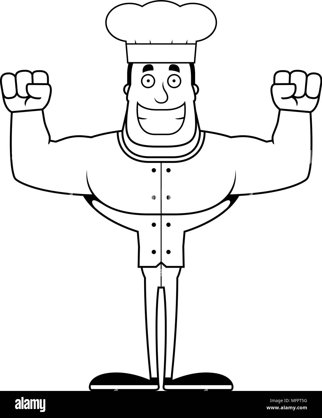 A cartoon chef smiling Stock Vector Image & Art - Alamy