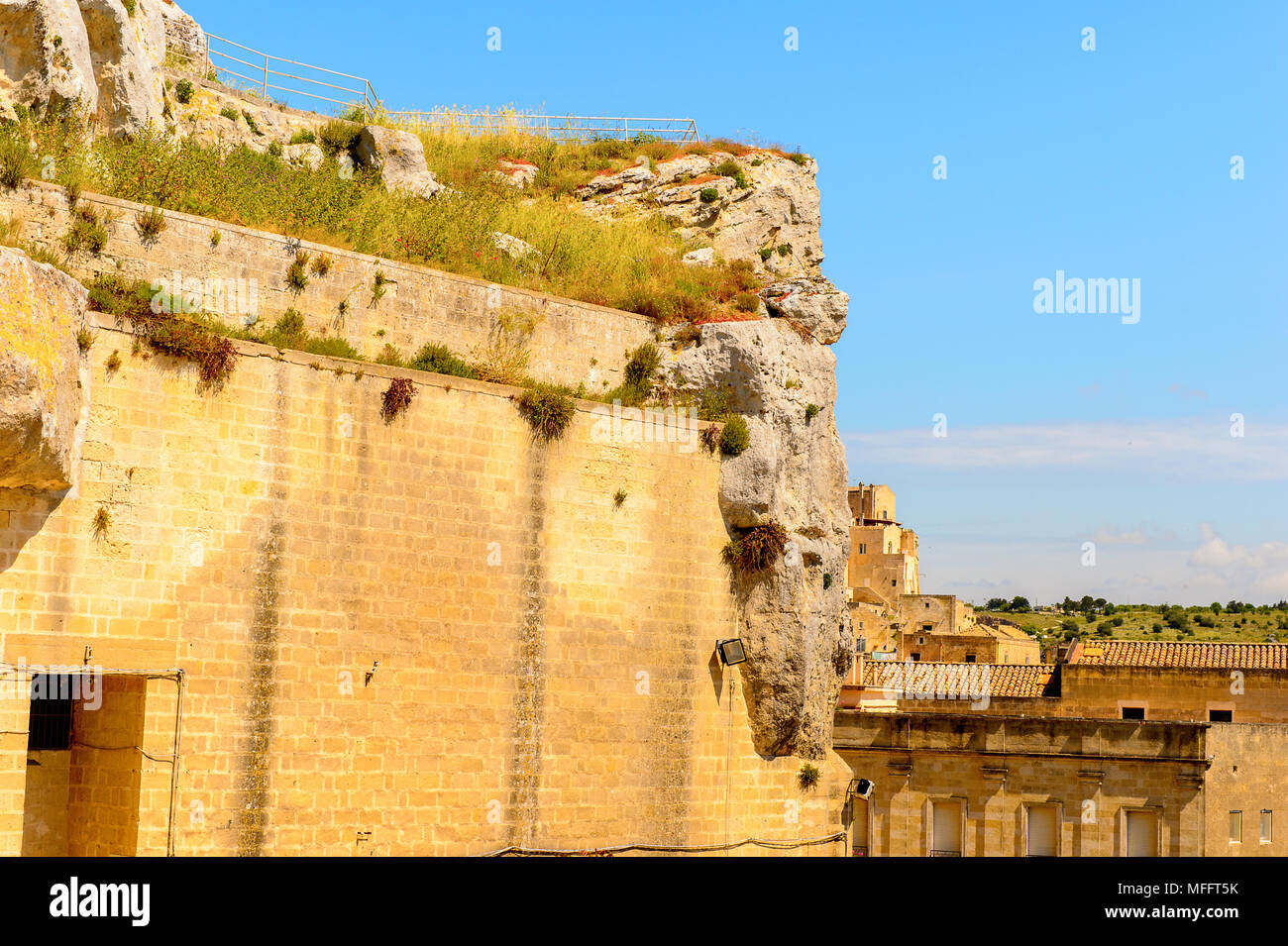 Stone architecture of Matera, Puglia, Italy. The Sassi and the Park of ...