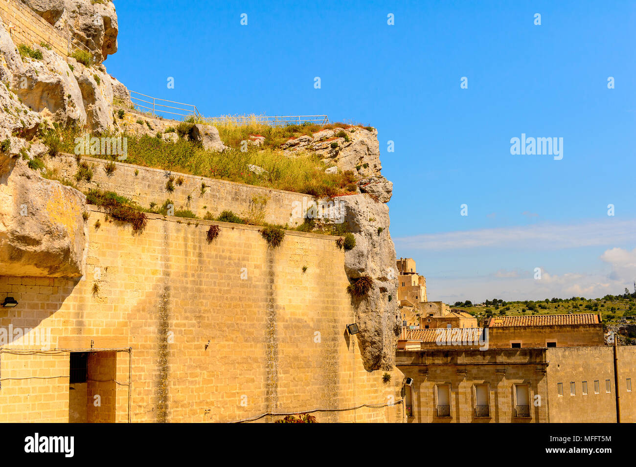 Stone architecture of Matera, Puglia, Italy. The Sassi and the Park of ...