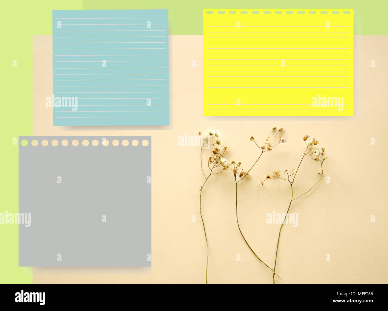 Blue note paper white background hi-res stock photography and images ...