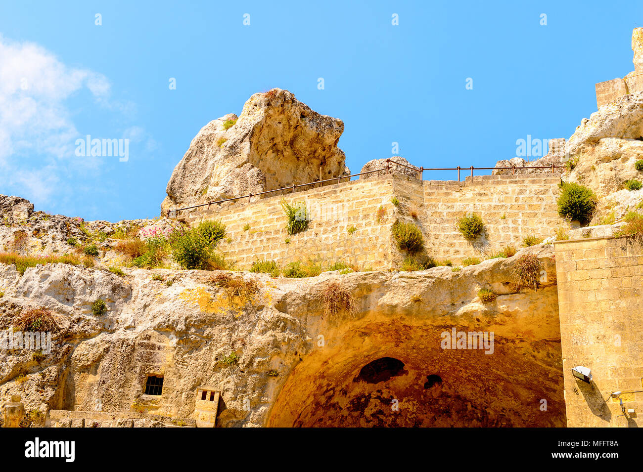 Stone architecture of Matera, Puglia, Italy. The Sassi and the Park of ...
