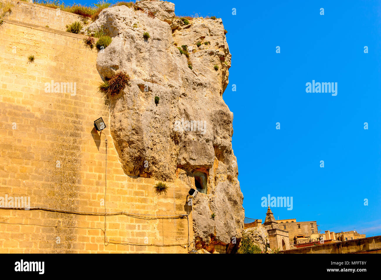 Stone architecture of Matera, Puglia, Italy. The Sassi and the Park of ...