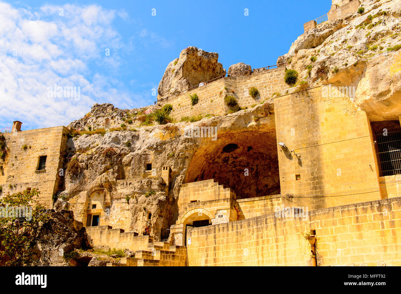 Stone architecture of Matera, Puglia, Italy. The Sassi and the Park of ...