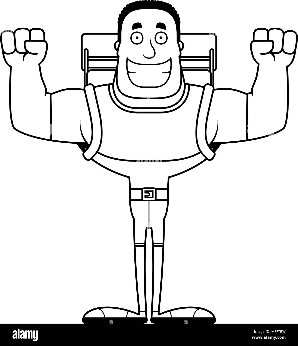 A cartoon hiker smiling Stock Vector Image & Art - Alamy