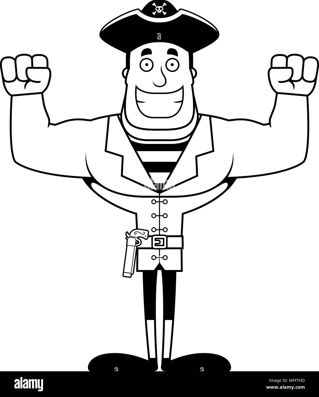 A cartoon pirate smiling Stock Vector Image & Art - Alamy