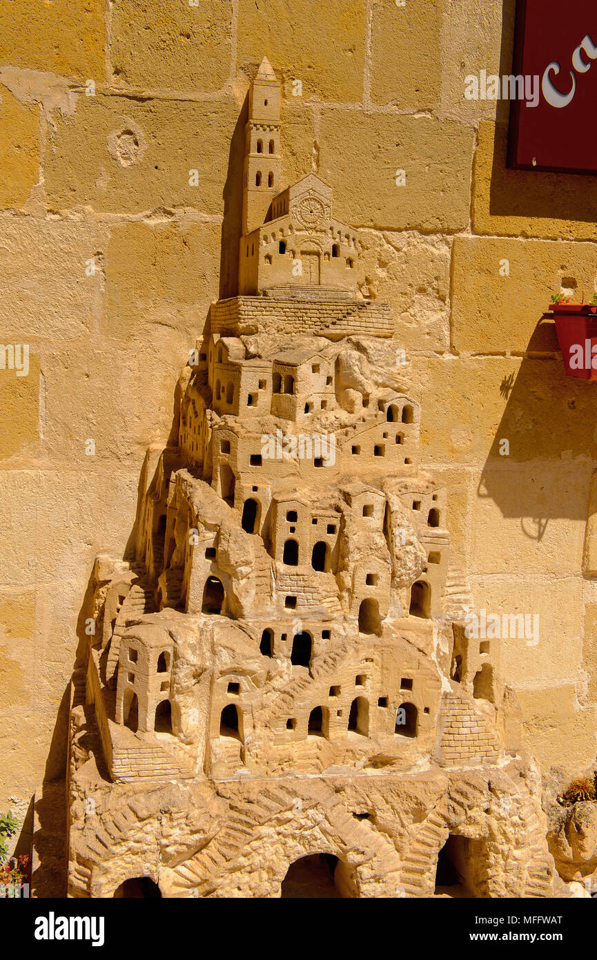 Model of Matera, Puglia, Italy. The Sassi and the Park of the ...