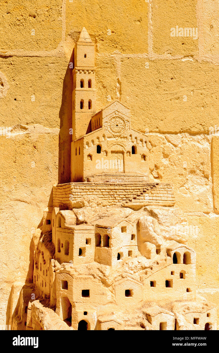 Model of Matera, Puglia, Italy. The Sassi and the Park of the ...