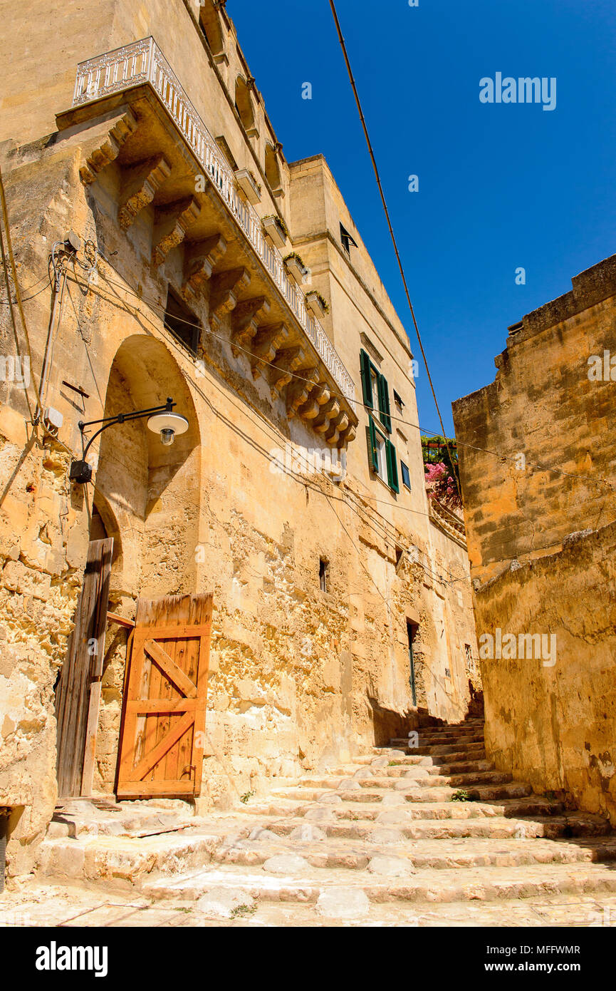 Architecture of Matera, Puglia, Italy. The Sassi and the Park of the ...