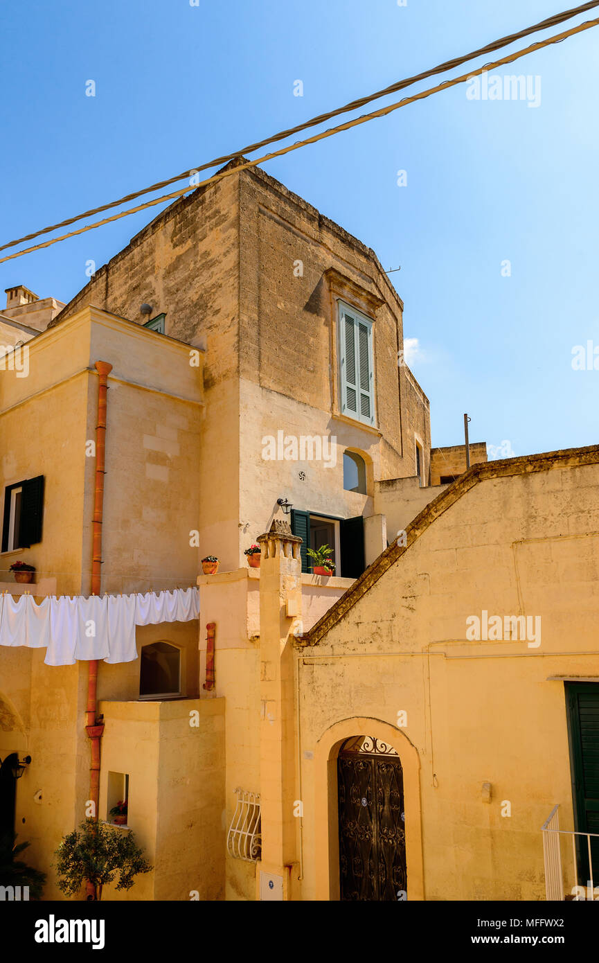 Architecture of Matera, Puglia, Italy. The Sassi and the Park of the ...
