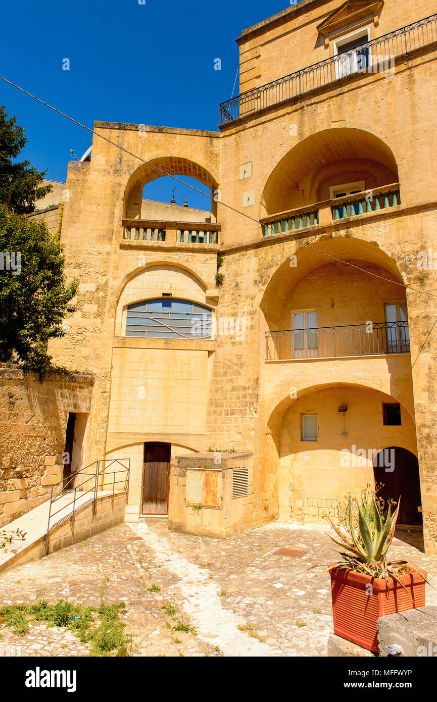 Architecture of Matera, Puglia, Italy. The Sassi and the Park of the ...