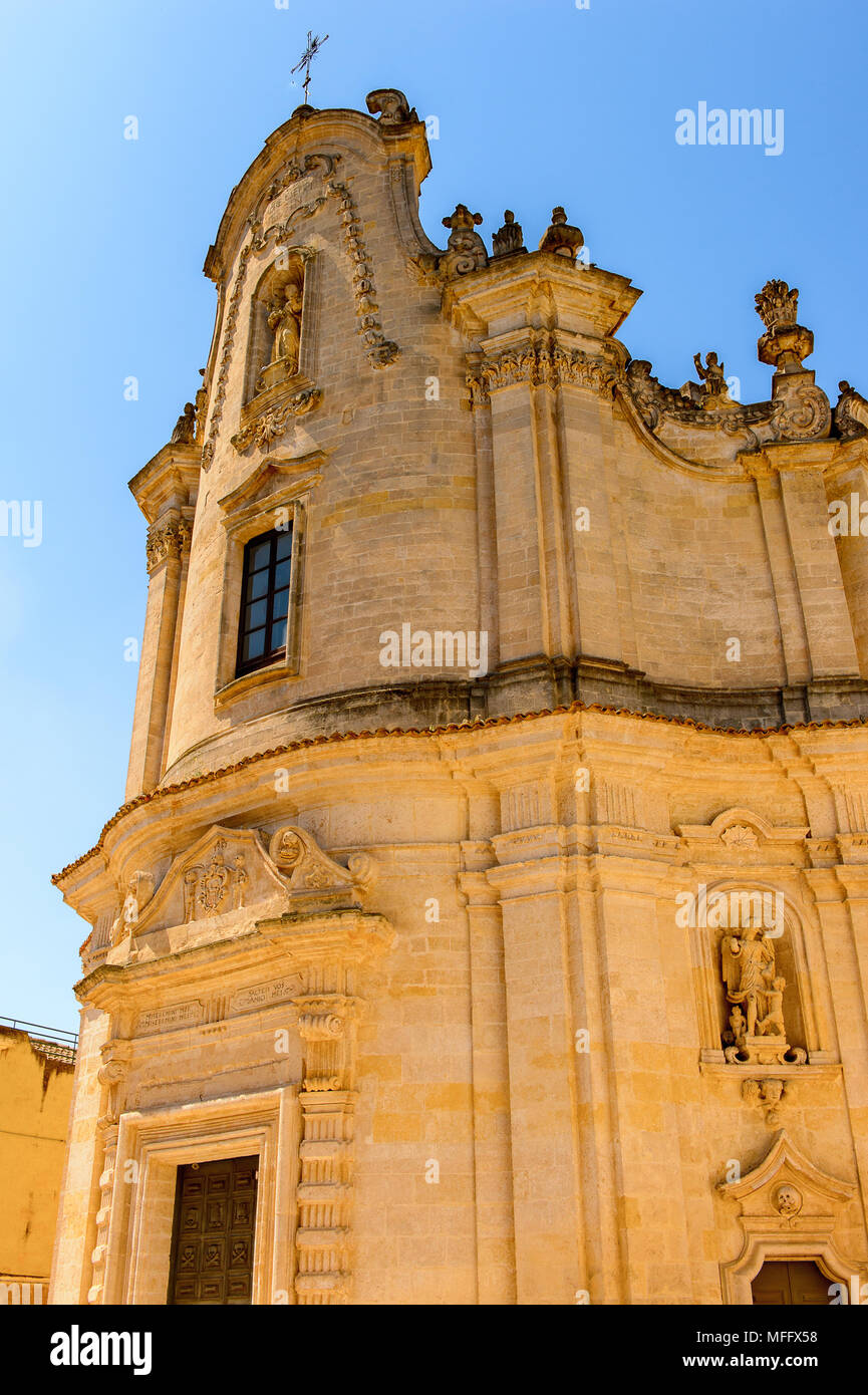 Church of Matera, Puglia, Italy. The Sassi and the Park of the ...