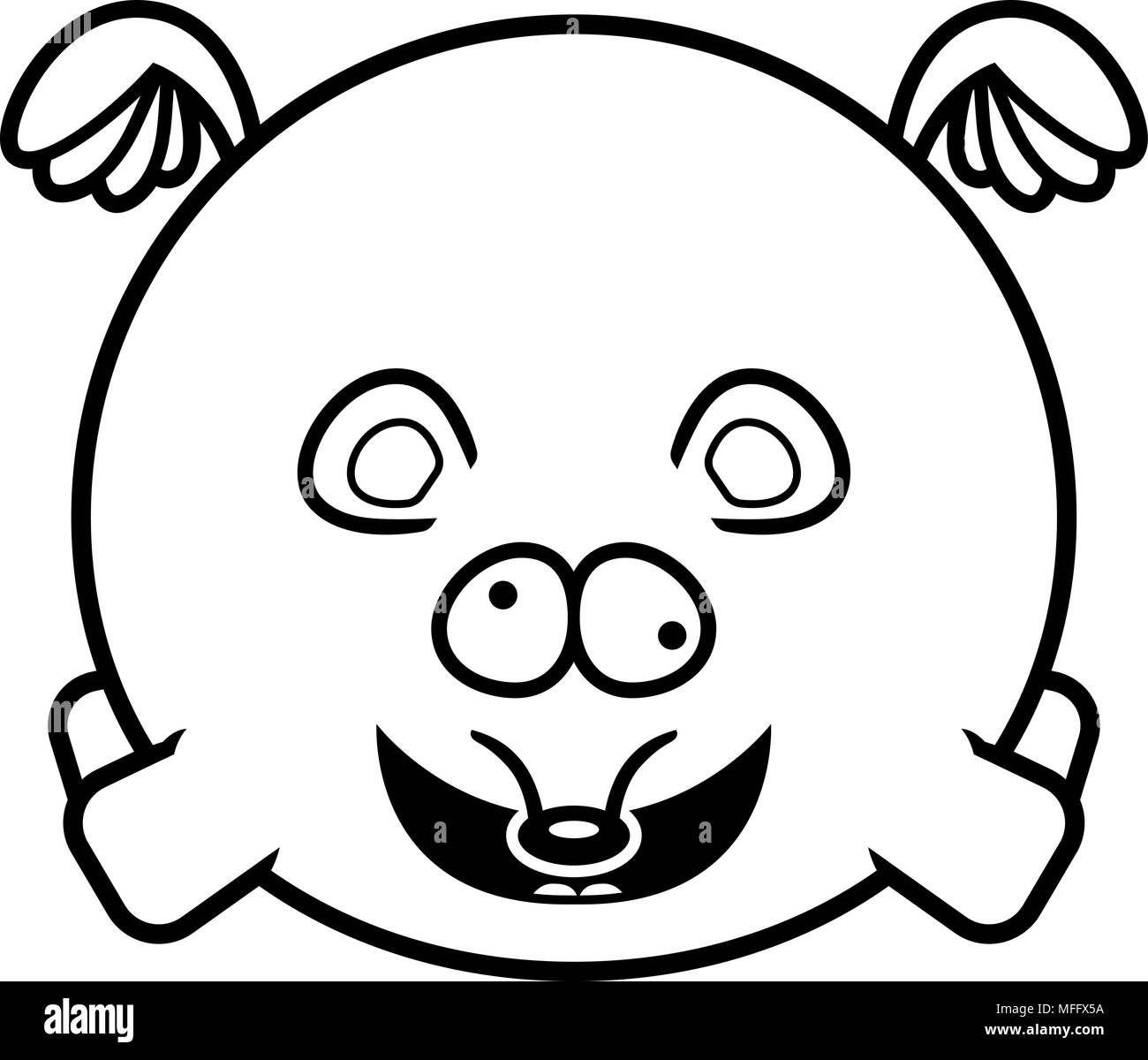 A cartoon illustration of a mouse looking crazy Stock Vector Image ...