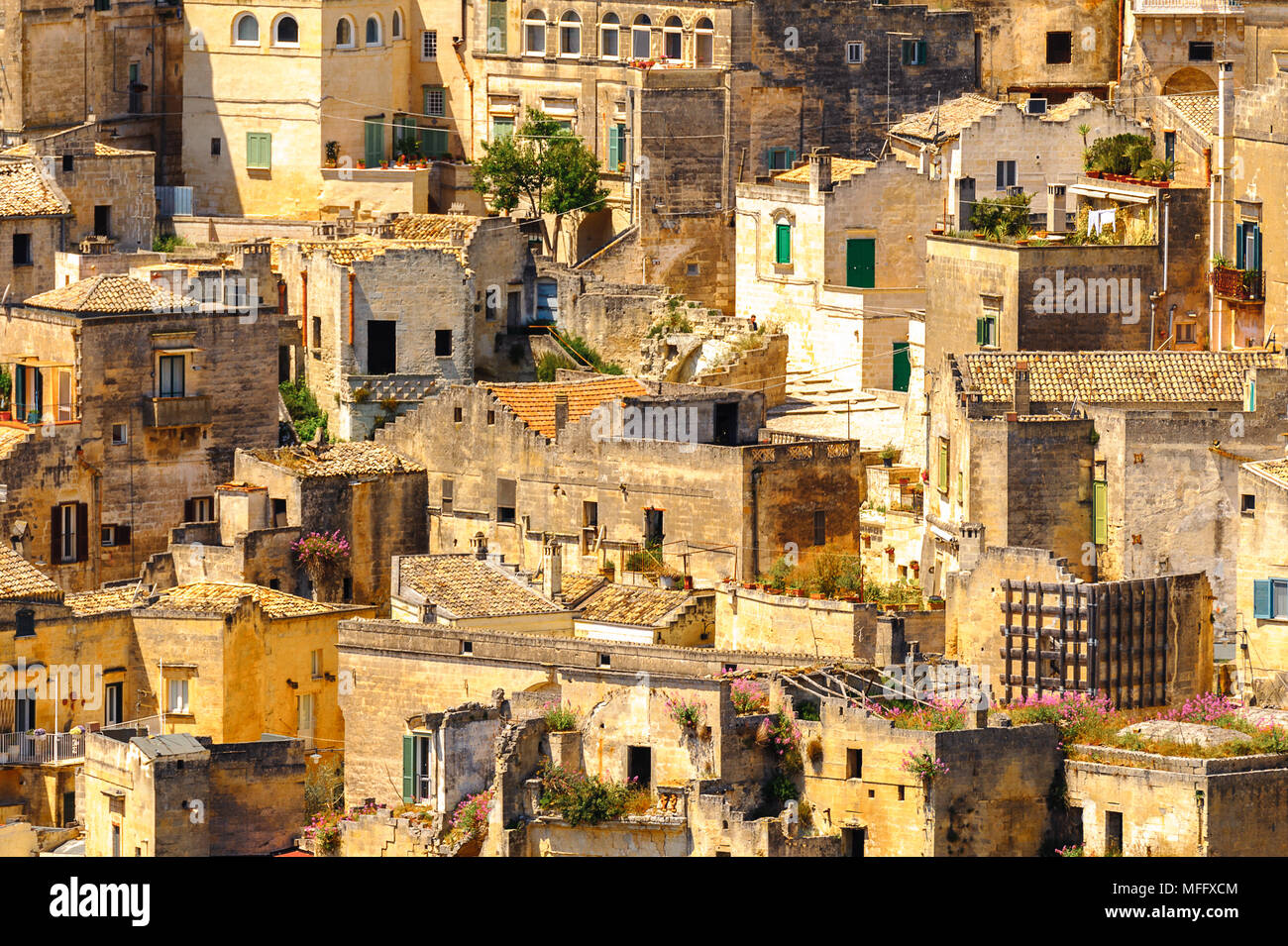Matera, Puglia, Italy. The Sassi and the Park of the Rupestrian ...