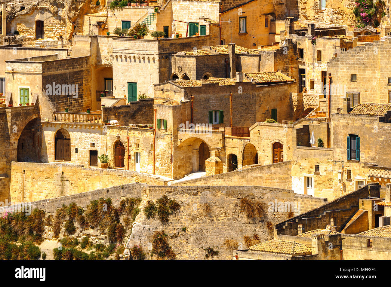 Matera, Puglia, Italy. The Sassi and the Park of the Rupestrian ...