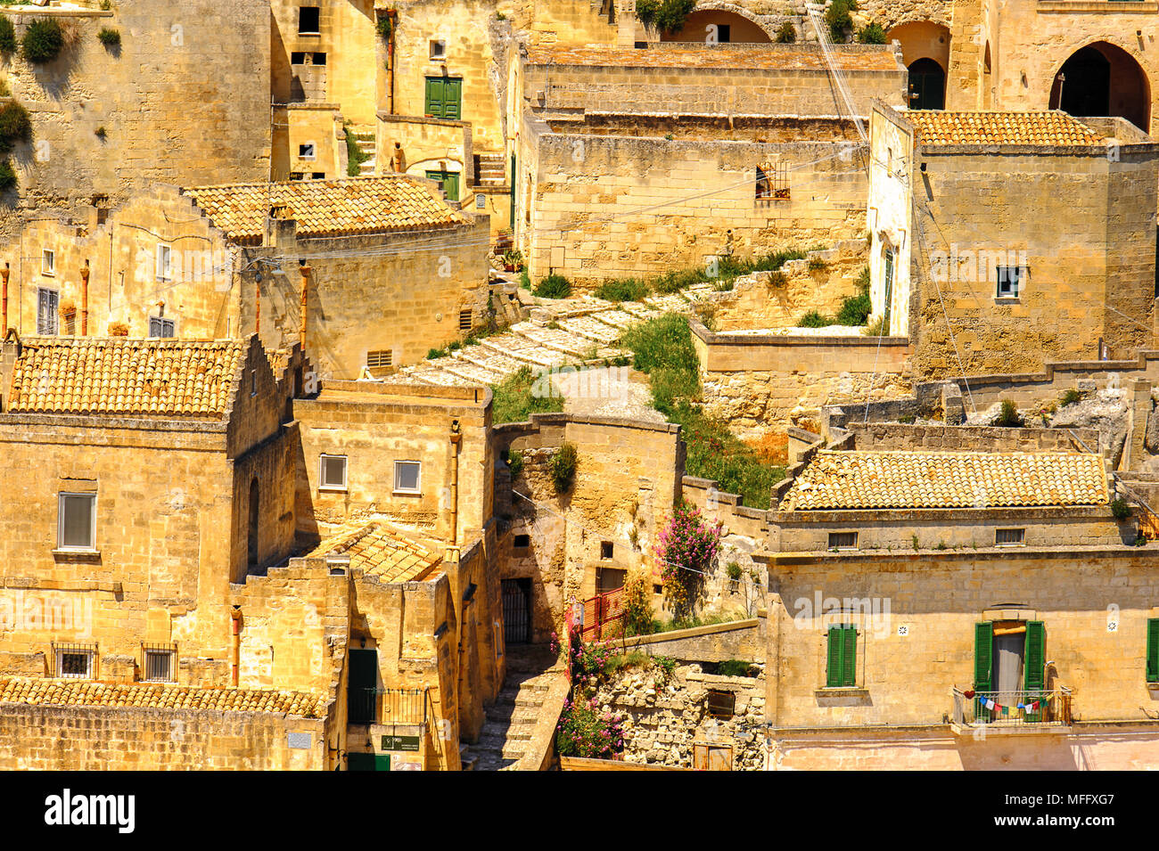 Matera, Puglia, Italy. The Sassi and the Park of the Rupestrian ...
