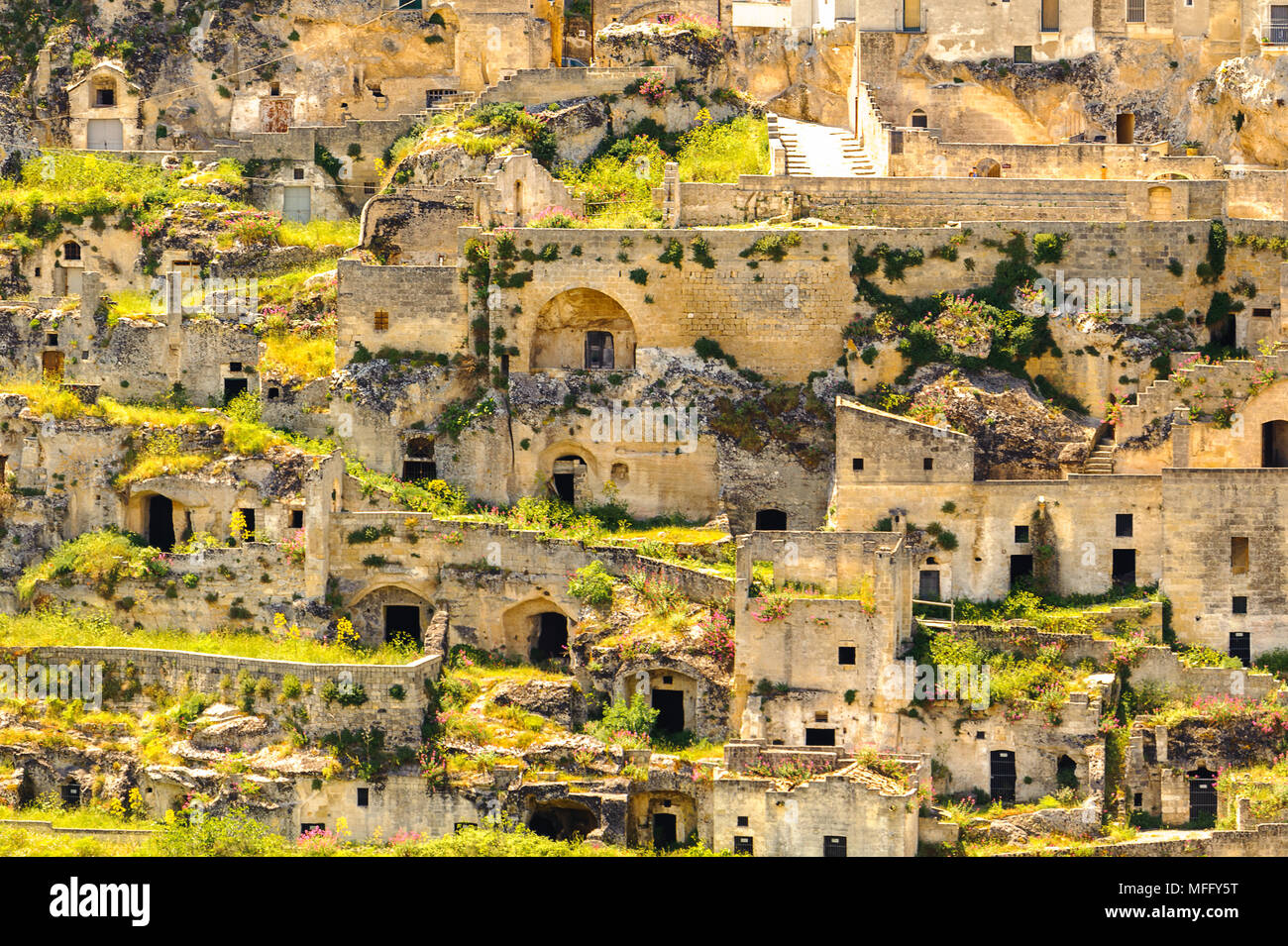 Matera, Puglia, Italy. The Sassi and the Park of the Rupestrian ...