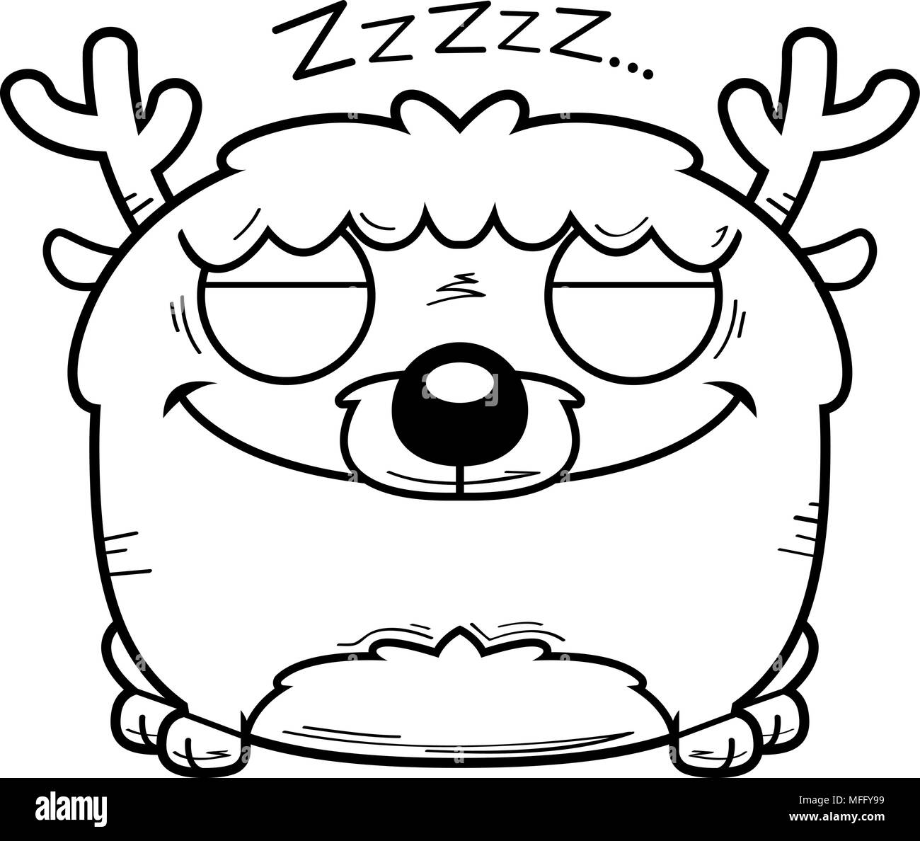 Tired deer Stock Vector Images - Alamy