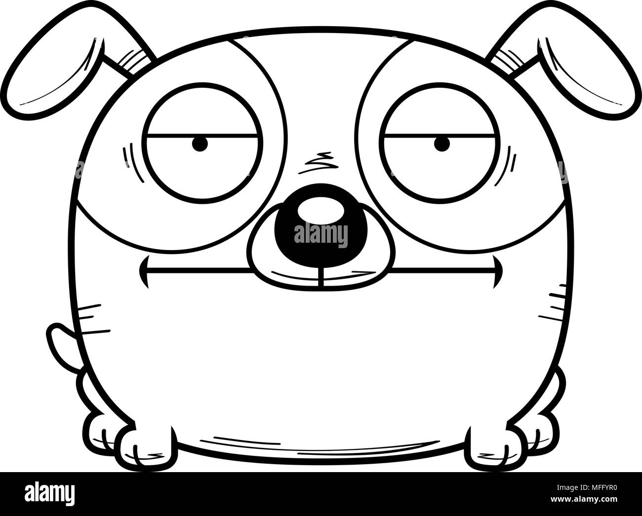 Cartoon bored dog hi-res stock photography and images - Alamy