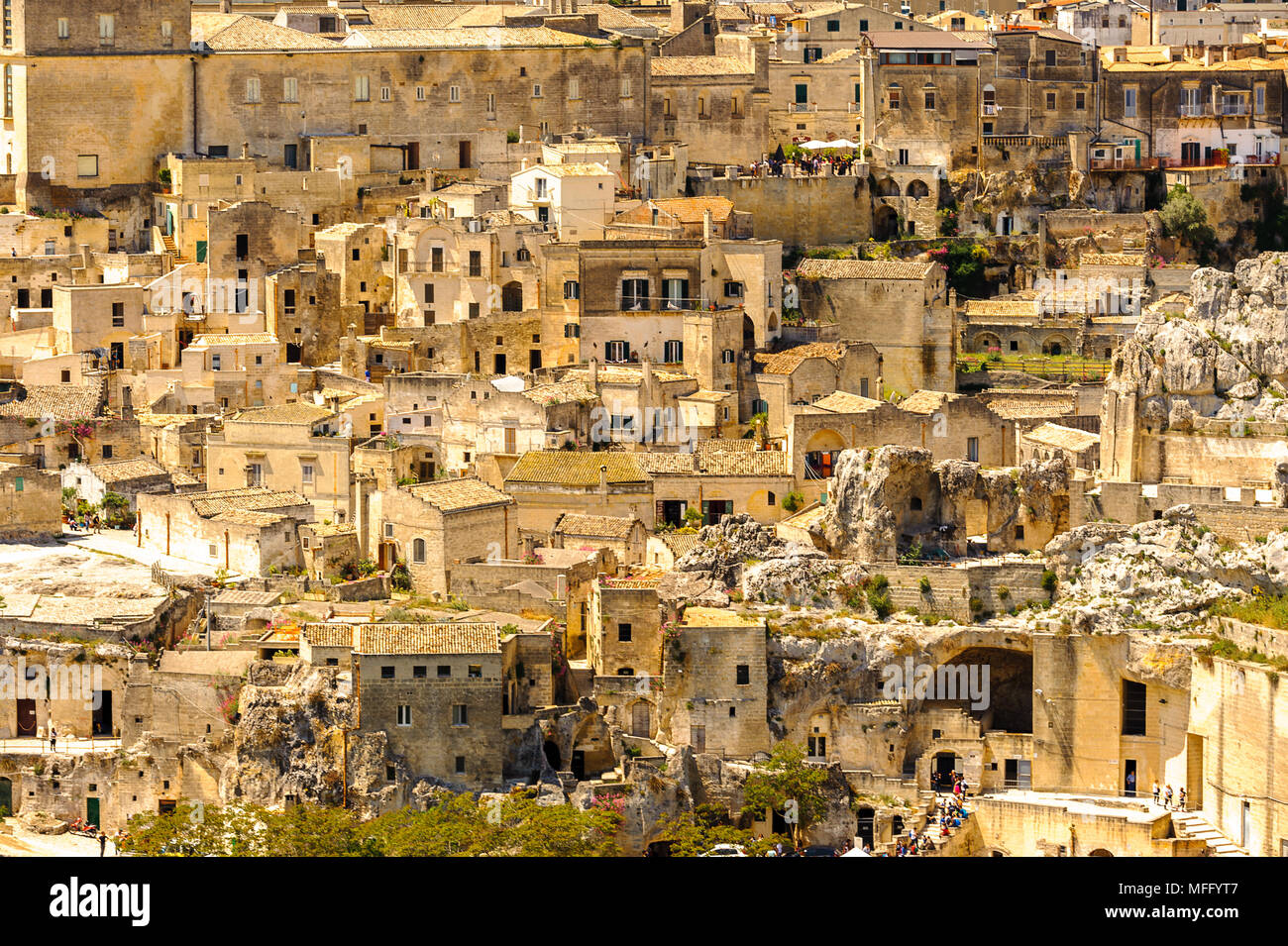 Matera, Puglia, Italy. The Sassi and the Park of the Rupestrian ...