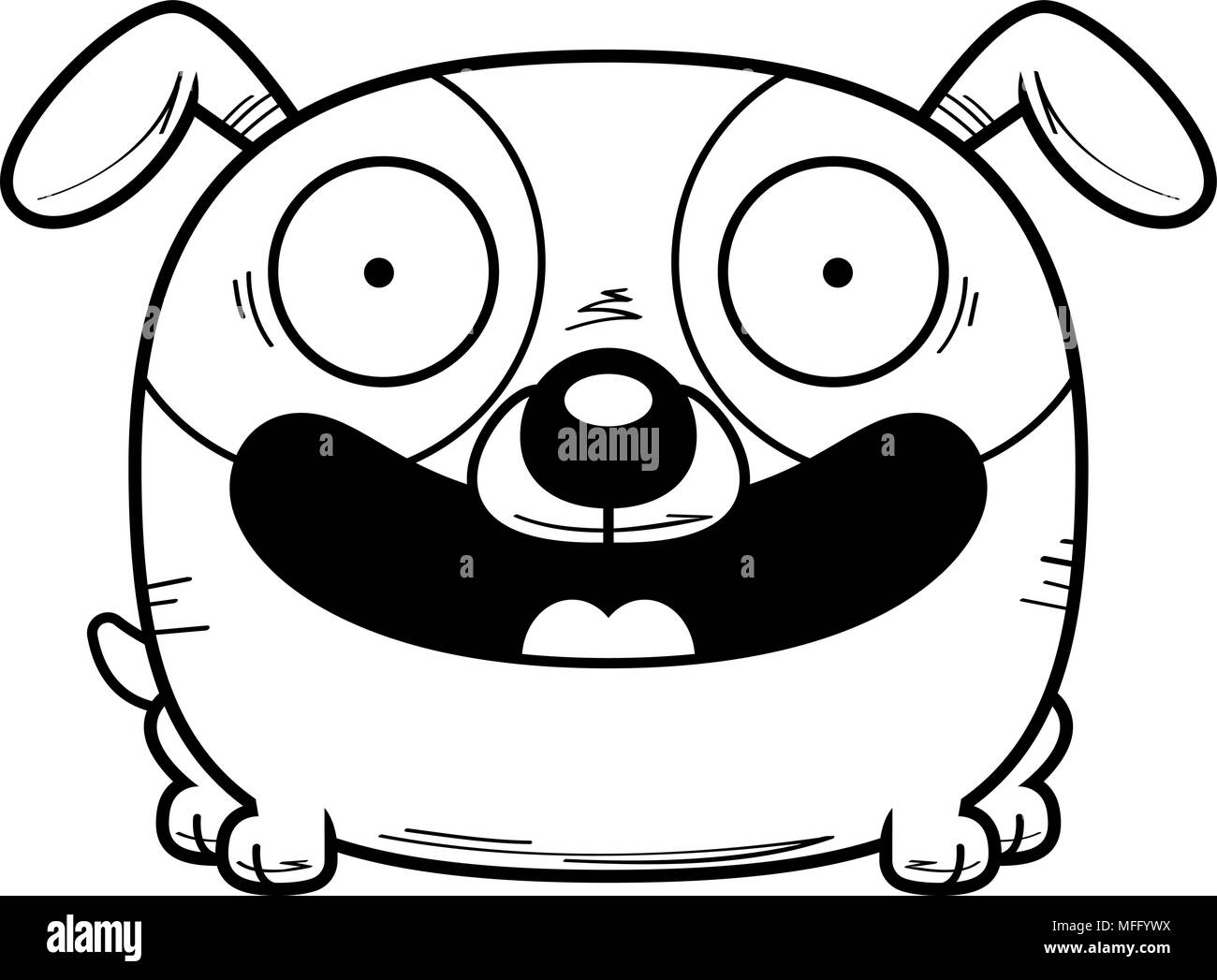 A cartoon illustration of a dog smiling Stock Vector Image & Art - Alamy