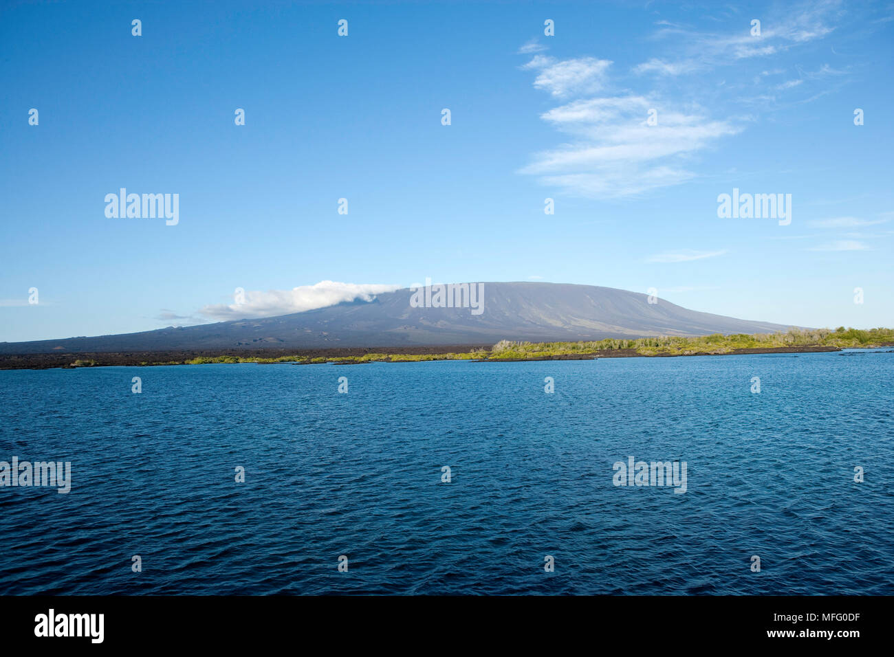 Volcano Cumbre, Fernandina Island, Galapagos Islands, UNESCO Natural ...