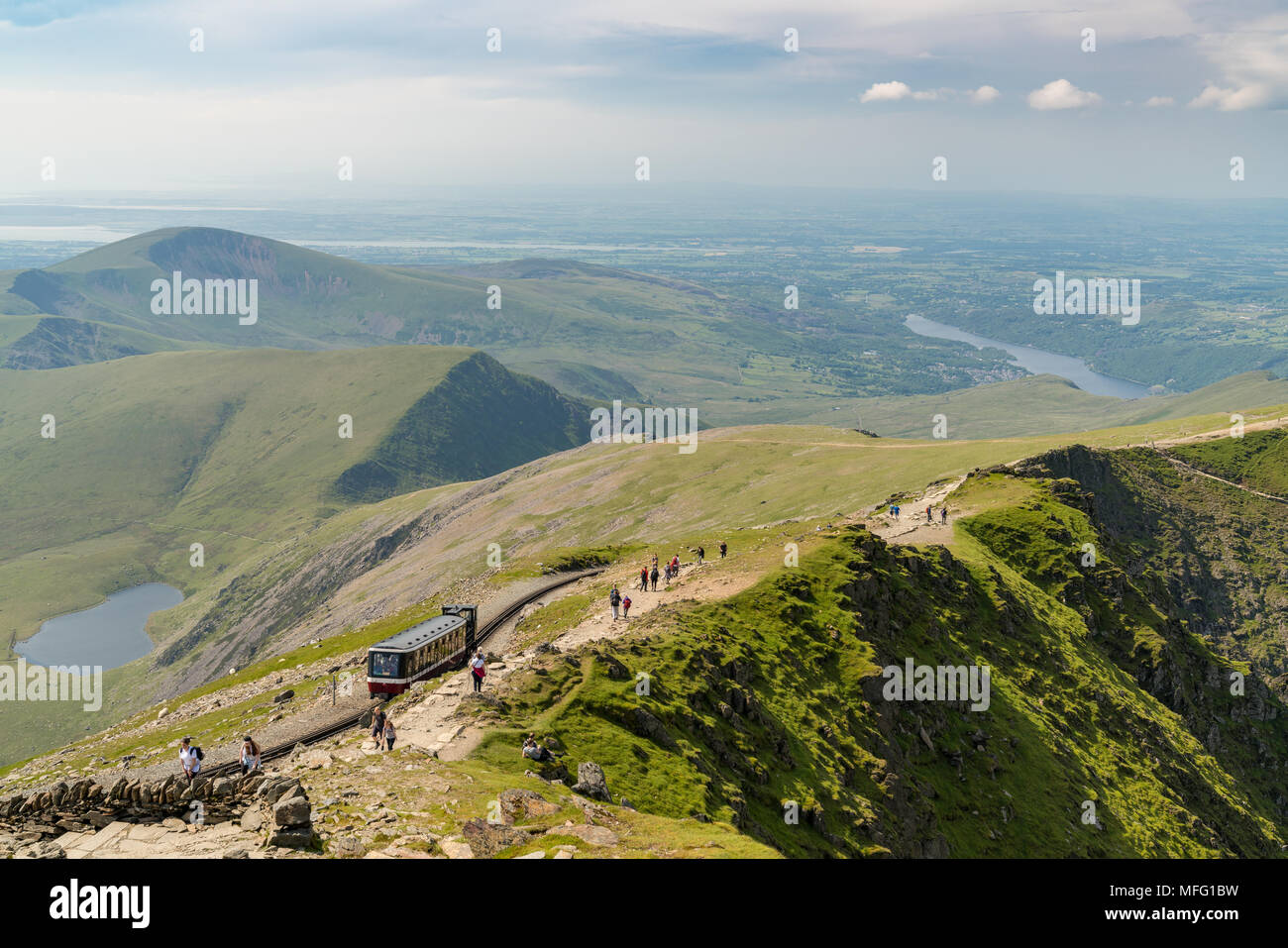 Padarn lake railway hi-res stock photography and images - Alamy