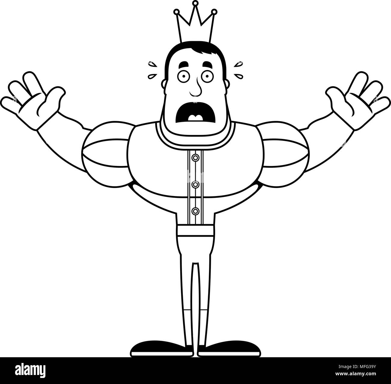 A cartoon prince looking scared Stock Vector Image & Art - Alamy