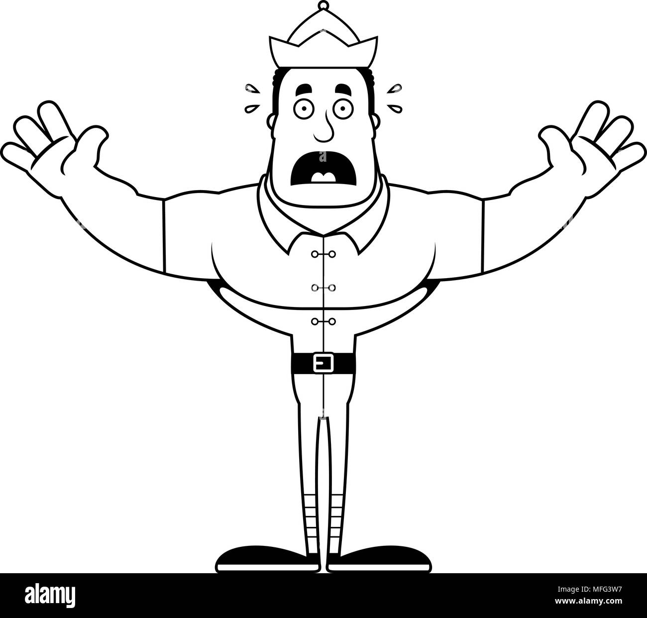 A cartoon Xmas elf looking scared Stock Vector Image & Art - Alamy
