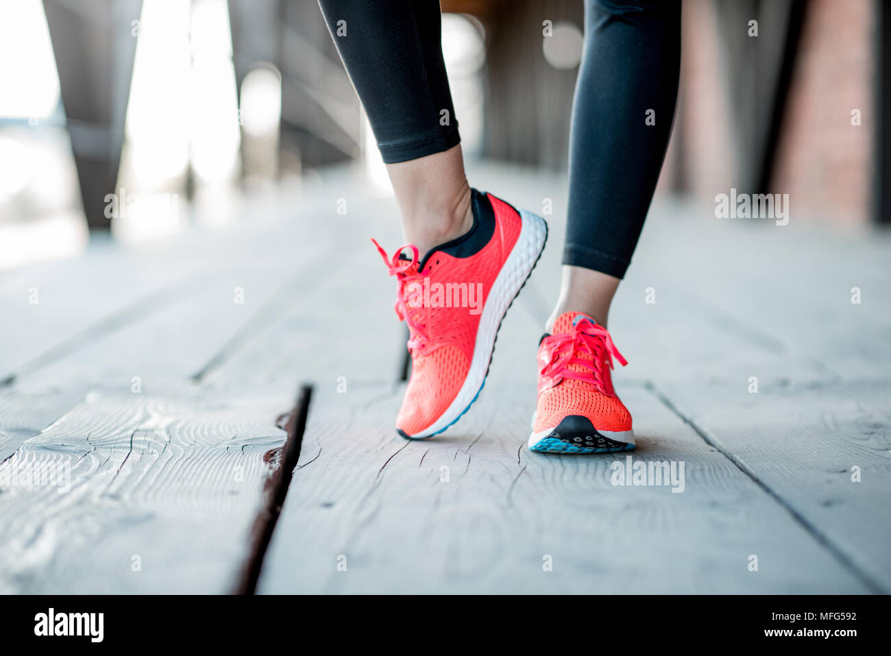 Pink running shoes hi-res stock photography and images - Alamy