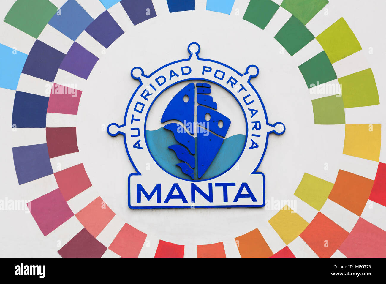 Port of Manta City, Manabi Province, Ecuador, South America Stock Photo ...