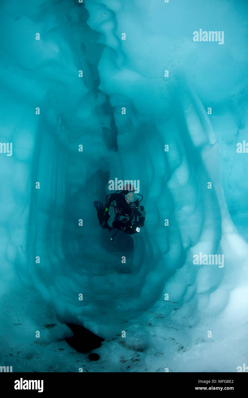 Underwater Ice Caves