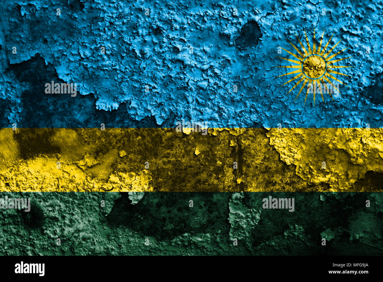 Old Rwanda grunge background flag Stock Photo - Alamy