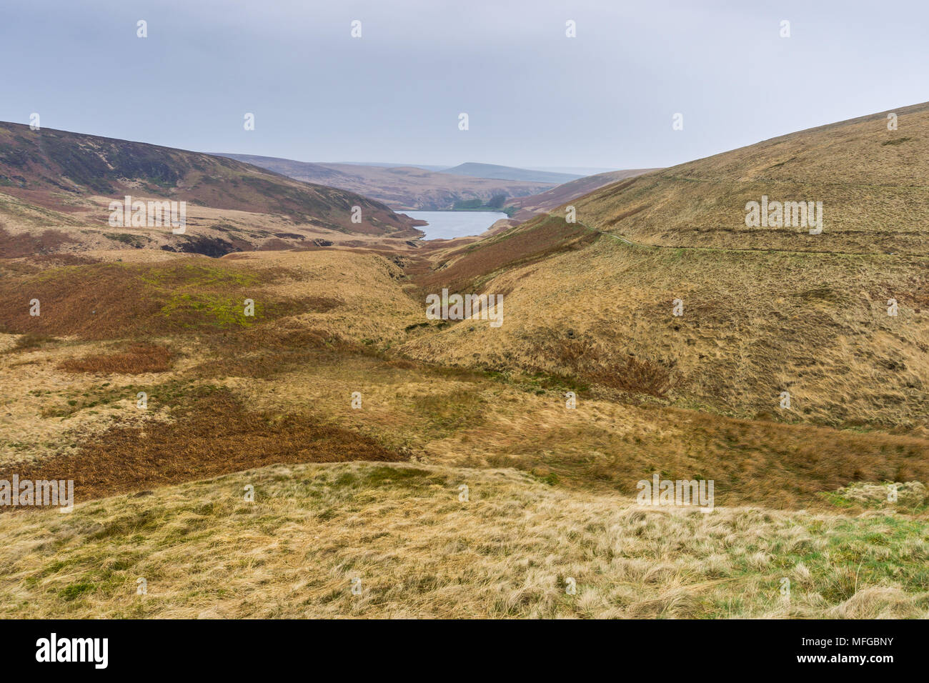 Wessenden Reservoir, Marsden Moor, Huddersfield, West Yorkshire ...