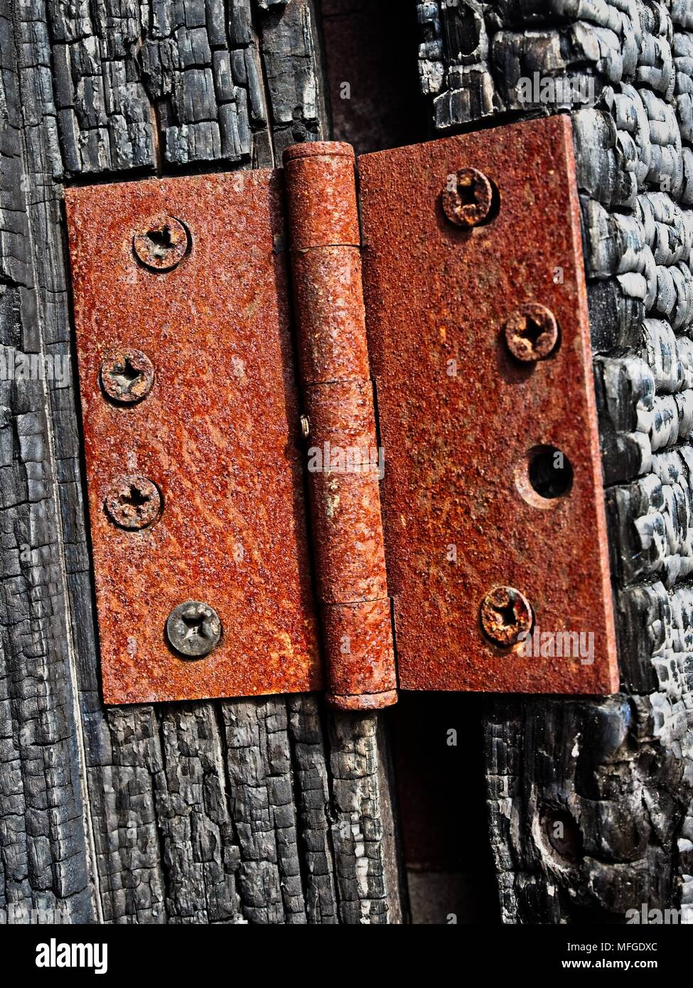 Black burnt door hi-res stock photography and images - Alamy