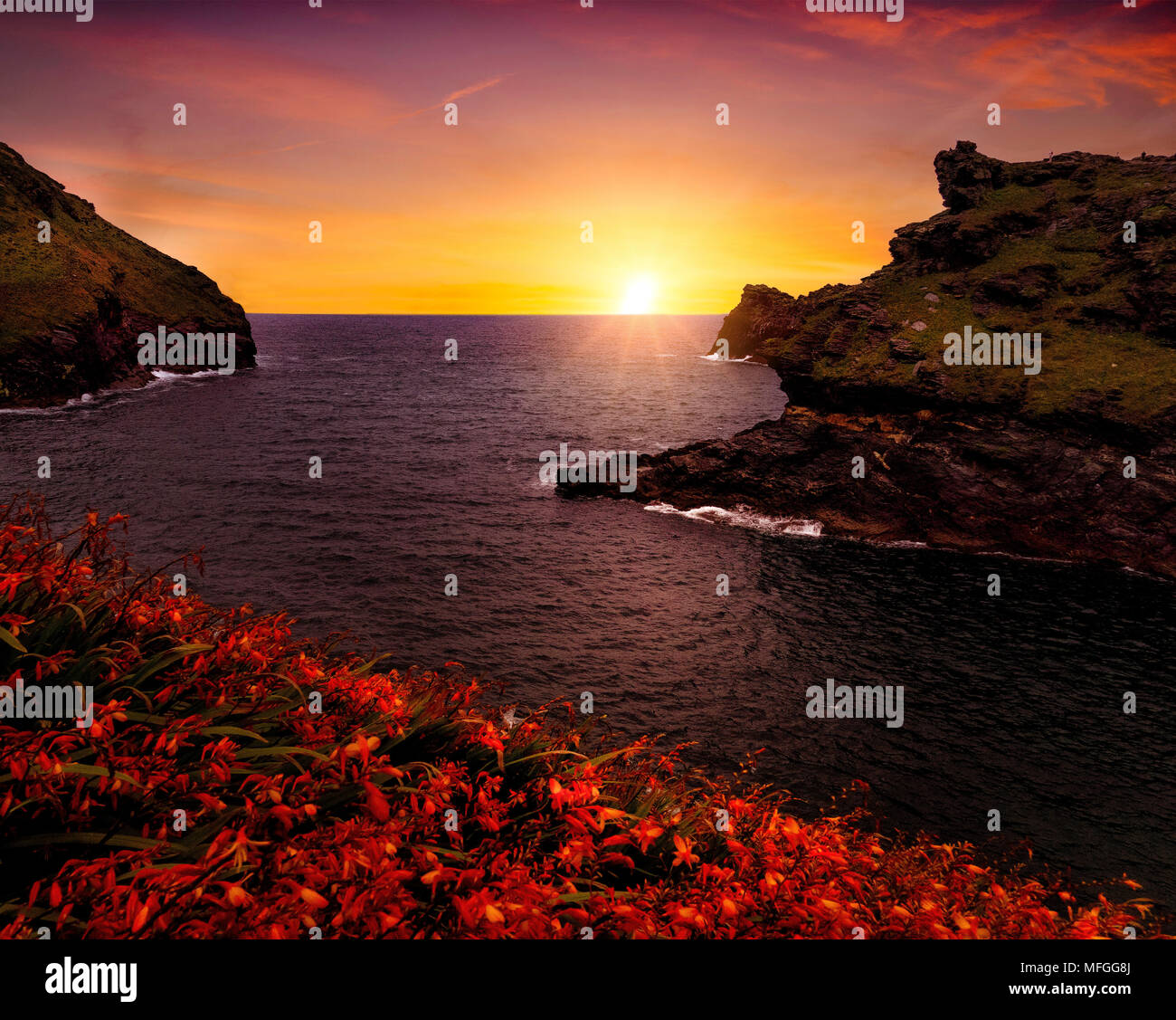 Boscastle, North Cornwall, United Kingdom Stock Photo - Alamy