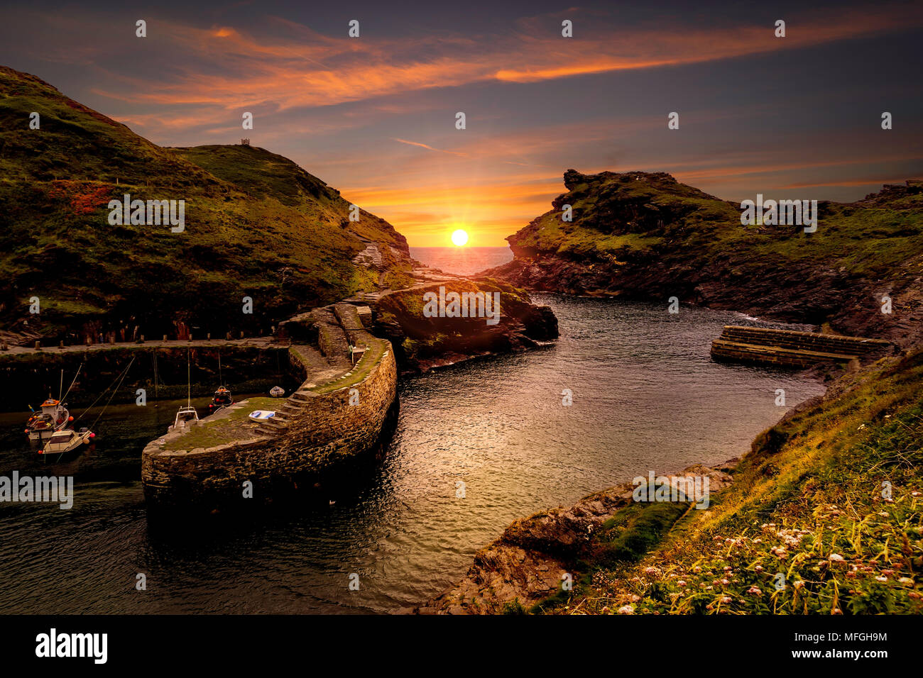 Boscastle, North Cornwall, United Kingdom Stock Photo - Alamy