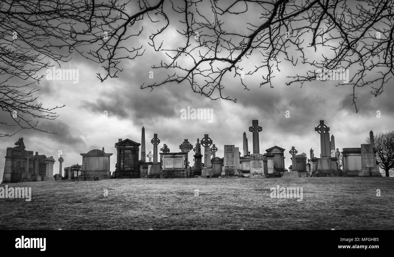 The Necropolis, Glasgow, Scotland, UK Stock Photo - Alamy